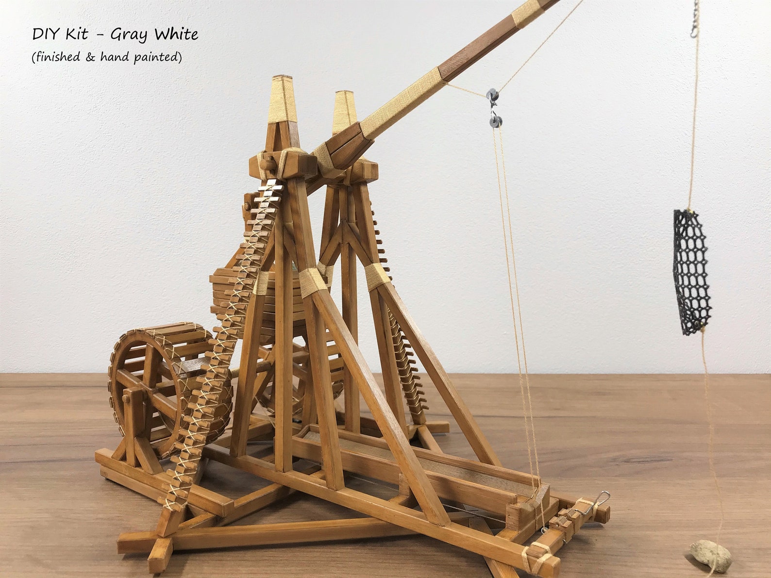 Functional Trebuchet Model: DIY Kit or Finished Medieval War Machine 3D ...