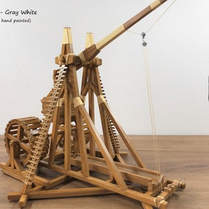 Trebuchet DIY Kit or Finished Model Desktop Replica More - Etsy Canada