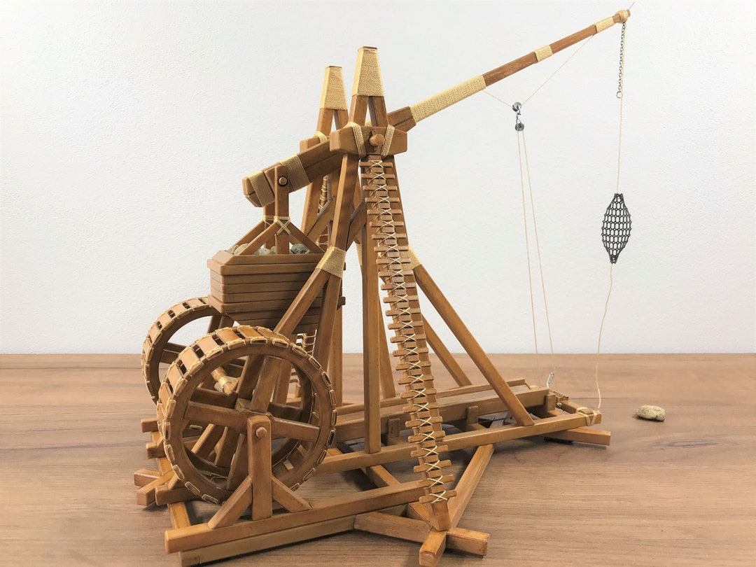 Functional Trebuchet Model: DIY Kit or Finished Medieval War Machine 3D ...