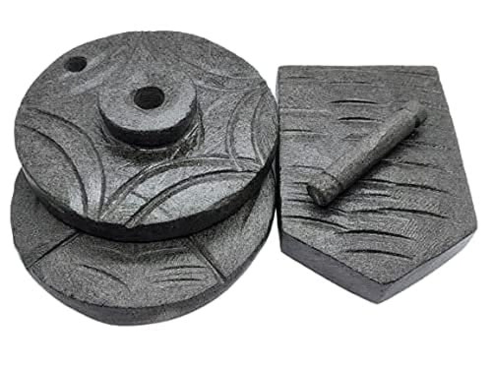 Stone silbatta Sil batta Portable Ammikallu or Grindstones | Etsy