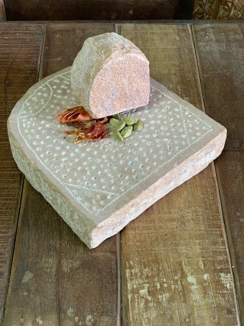 Stone silbatta Sil batta Portable Ammikallu or Grindstones | Etsy