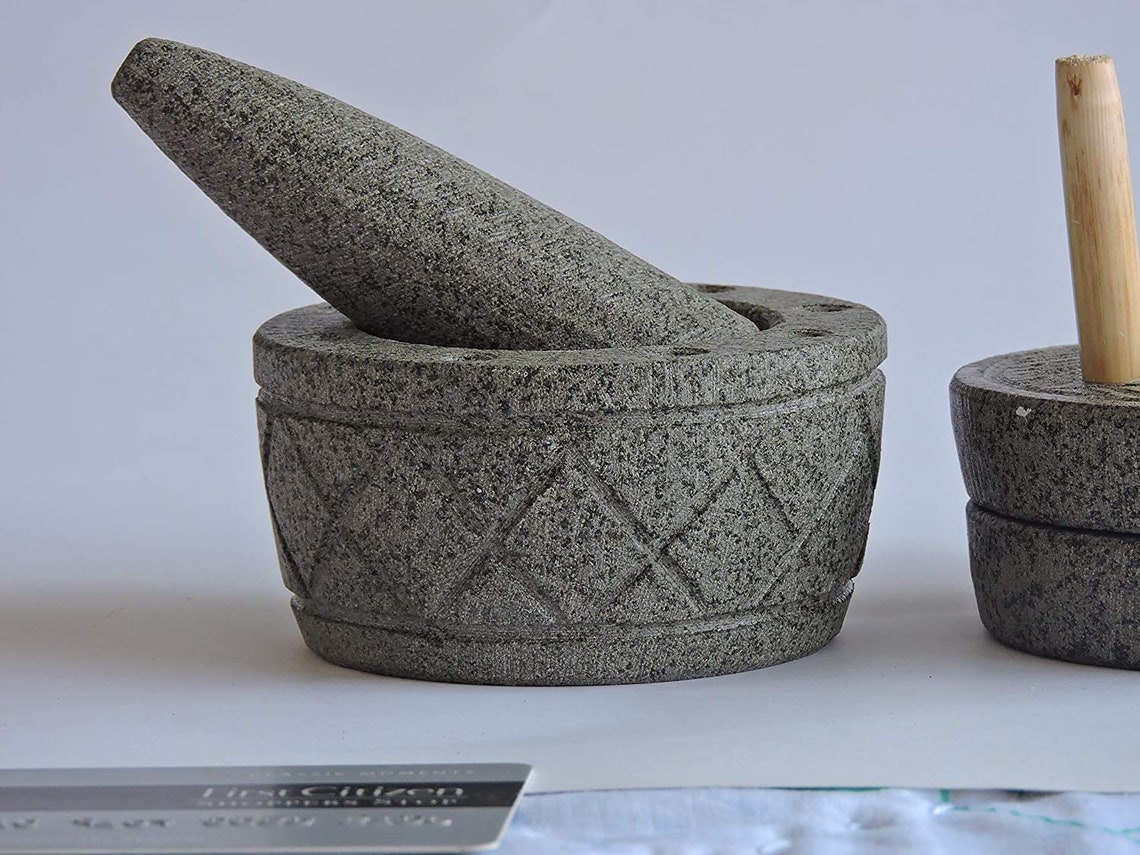 Stone Silbatta Sil Batta Portable Ammikallu or Grindstones | Etsy