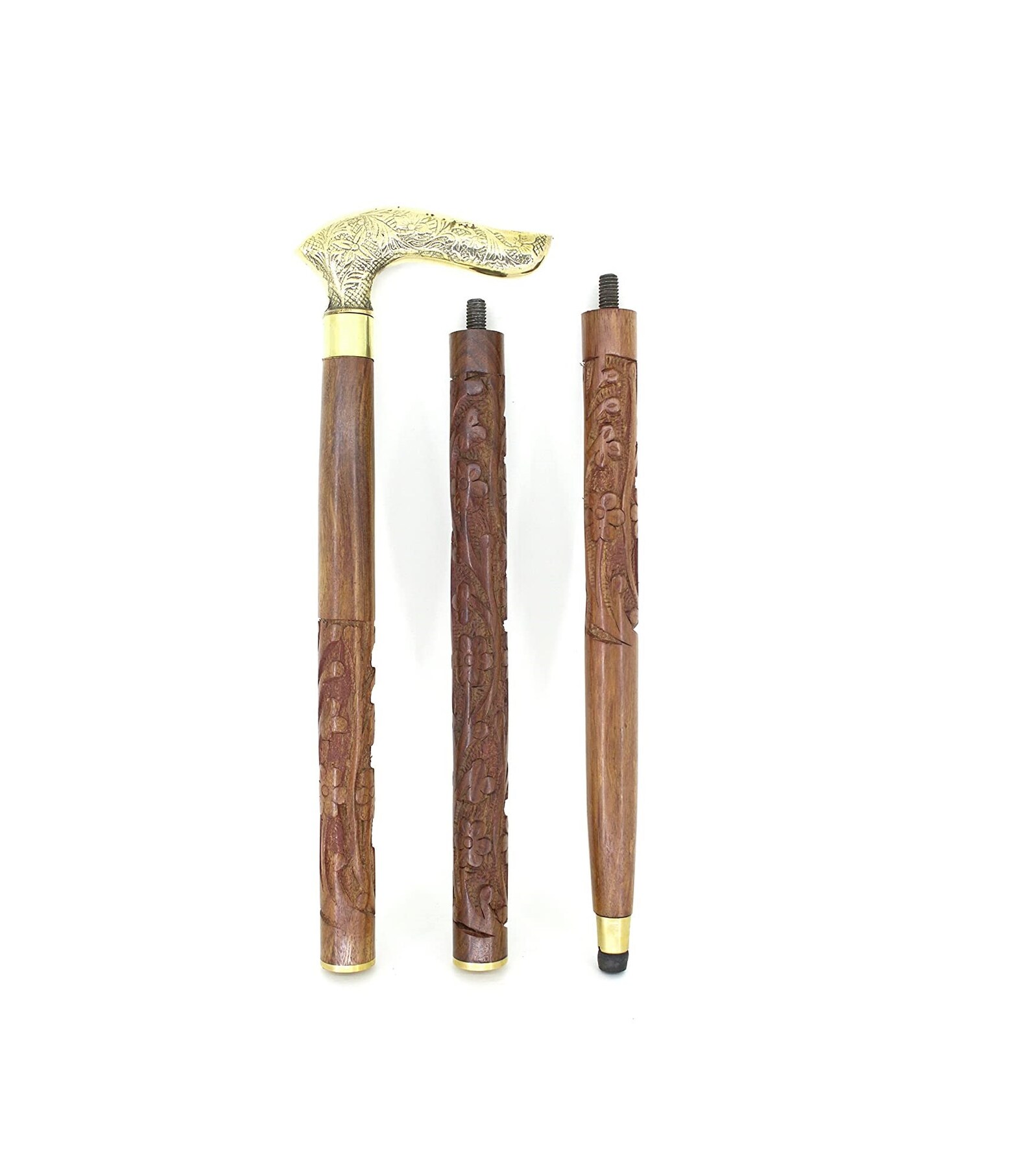 Solid Wood Walking Stick Elephant Walking Stick Gifts for | Etsy