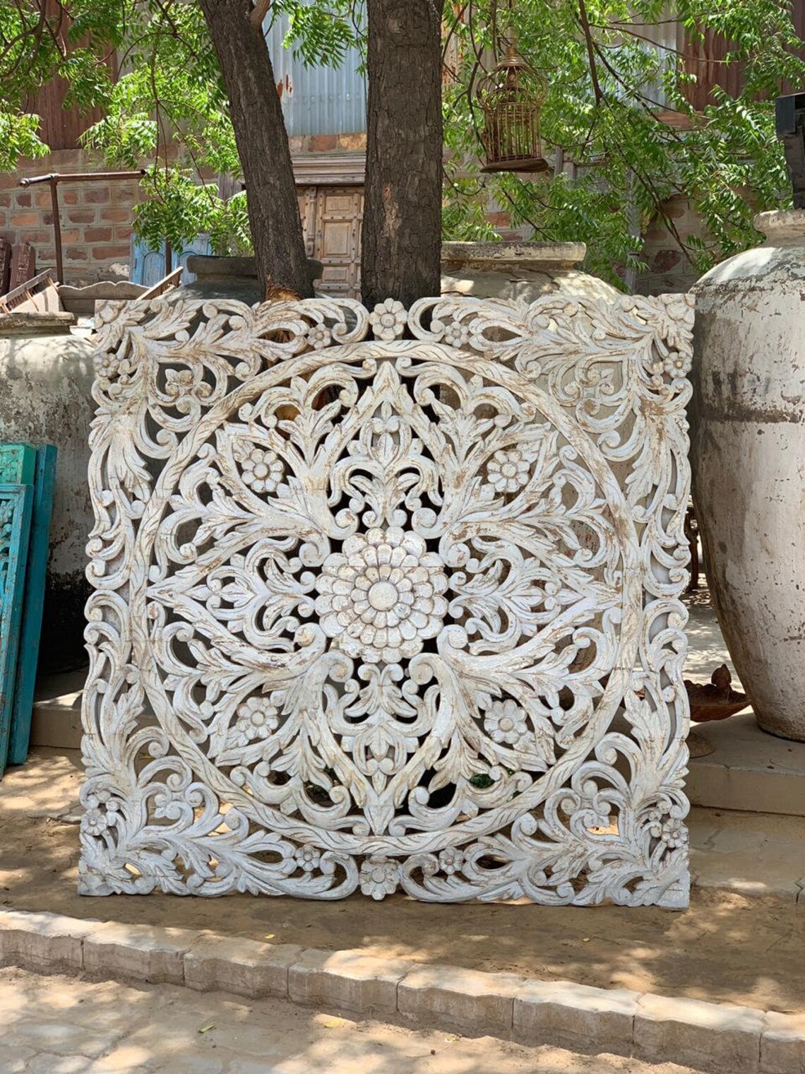 Wooden carved exclusive jali panel/ Wooden carved beautiful | Etsy