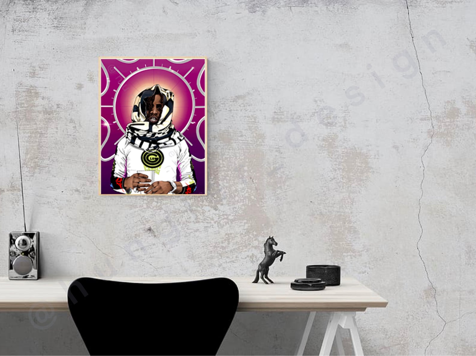 Prints A3 Chief Keef Hip-hop Art Decoration King of Drill Chicago - Etsy