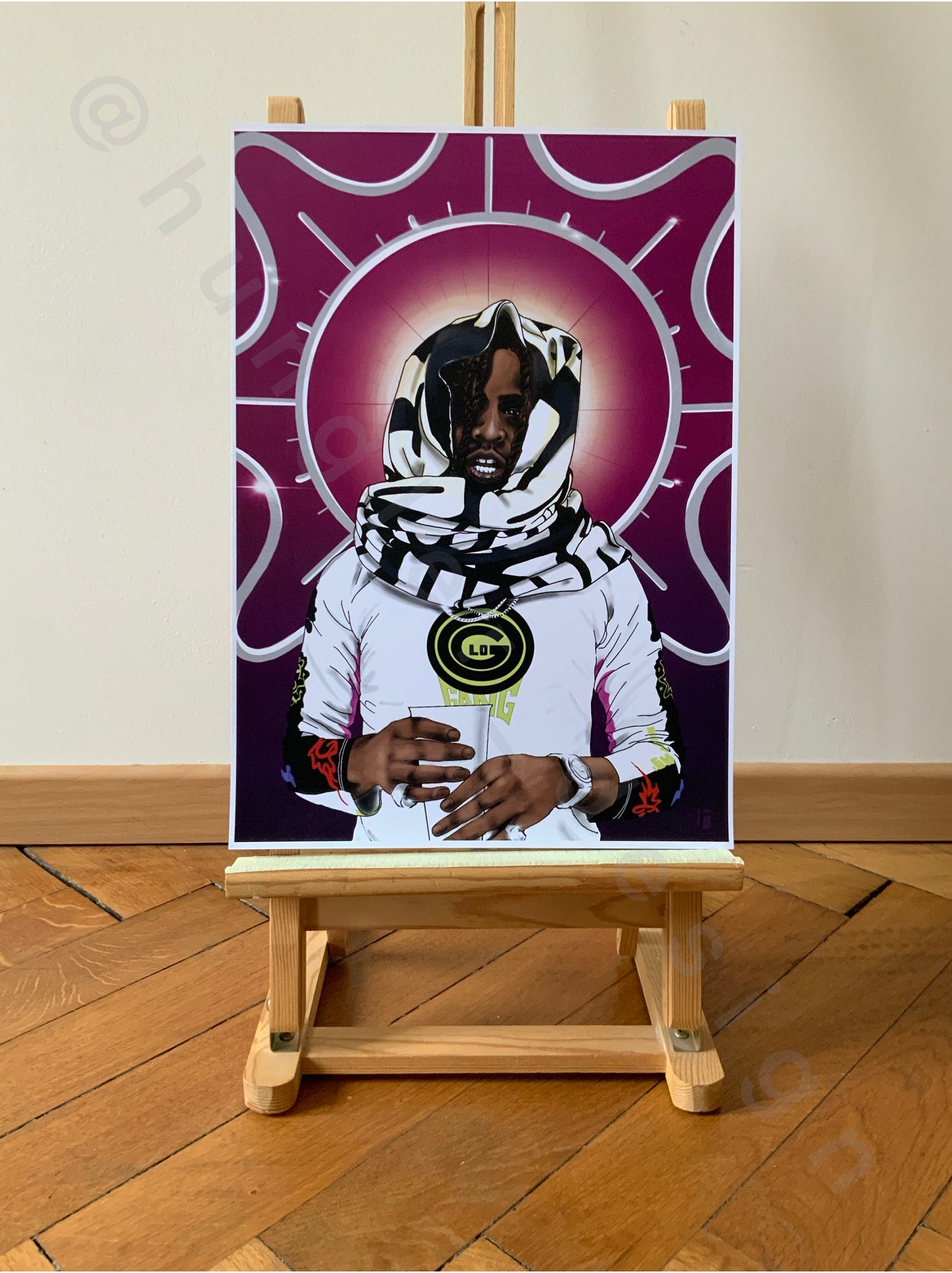 Prints A3 Chief Keef Hip-hop Art Decoration King of Drill Chicago - Etsy