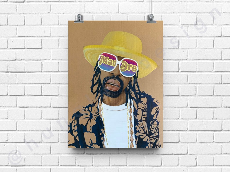 Print Original Artwork Mac Dre Fan Art Hip Hop California Bay Area - Etsy