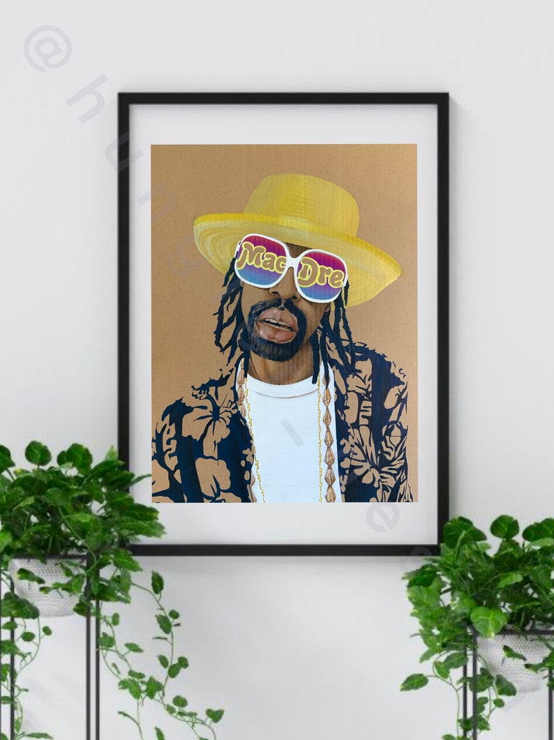 Print Original Artwork Mac Dre Fan Art Hip Hop California Bay Area - Etsy