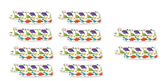 Ng Tube Nasogastric or Oxygen Tube Adhesive Tape 10 Pack Dinosaur Theme ...