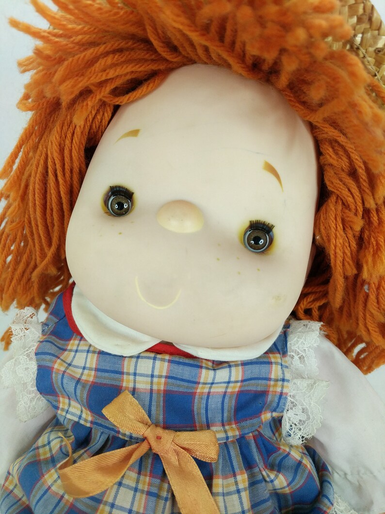 Vintage Ice Cream Doll 14 Red Hair Straw Hat PRE-OWNED - Etsy
