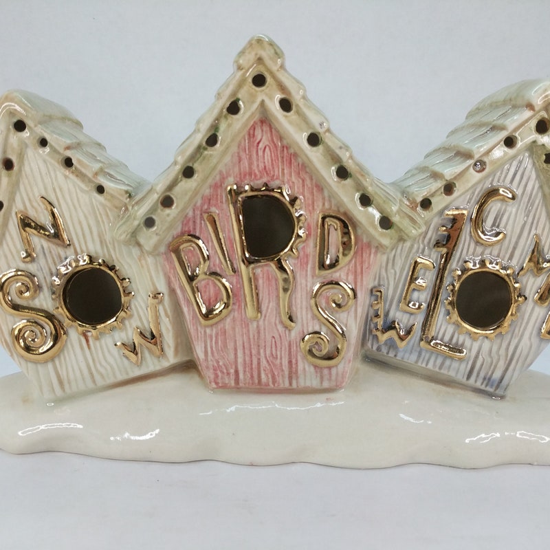 Ceramic Bird House - Etsy