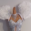 PURPLE Feather Wings/backpack-samba Costumes Carnival-mardi Gras-show ...