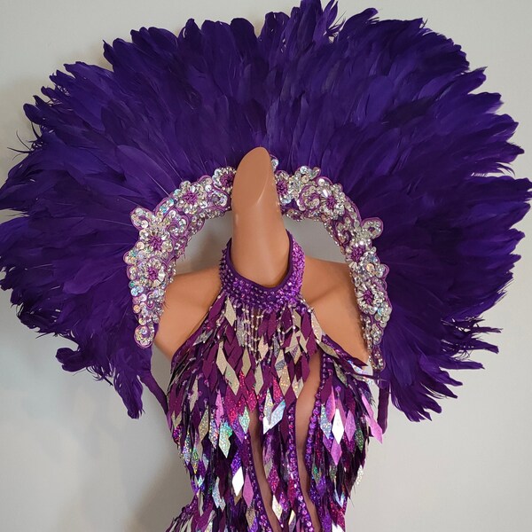Carnival Costume Purple Samba - Etsy