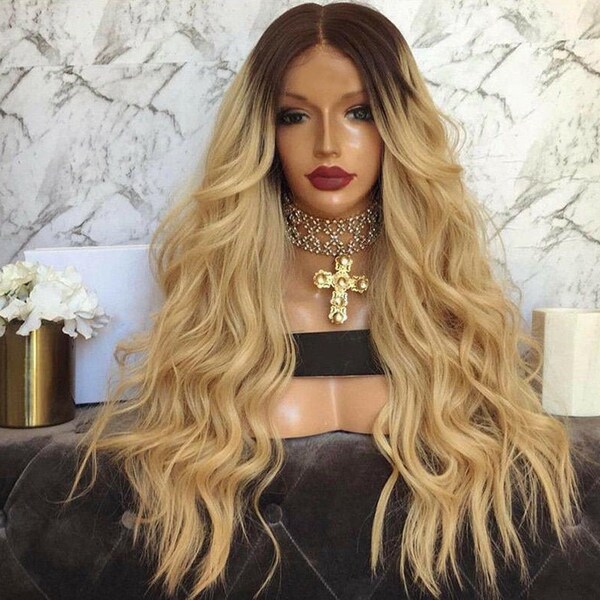 Realistic Curly Wigs Etsy