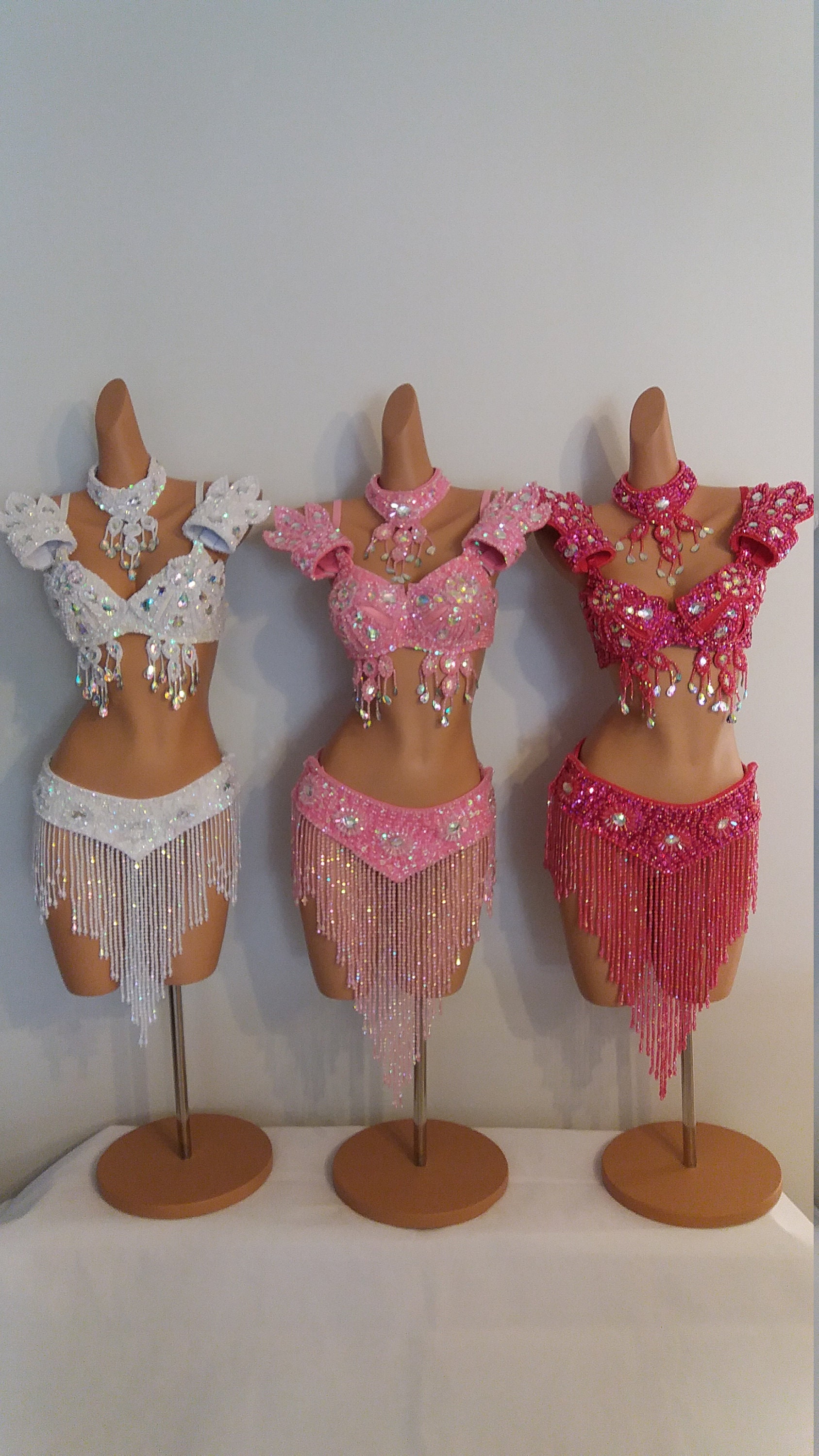 Lime Green Beads Skirttop Samba Costumes Carnival Show Etsy