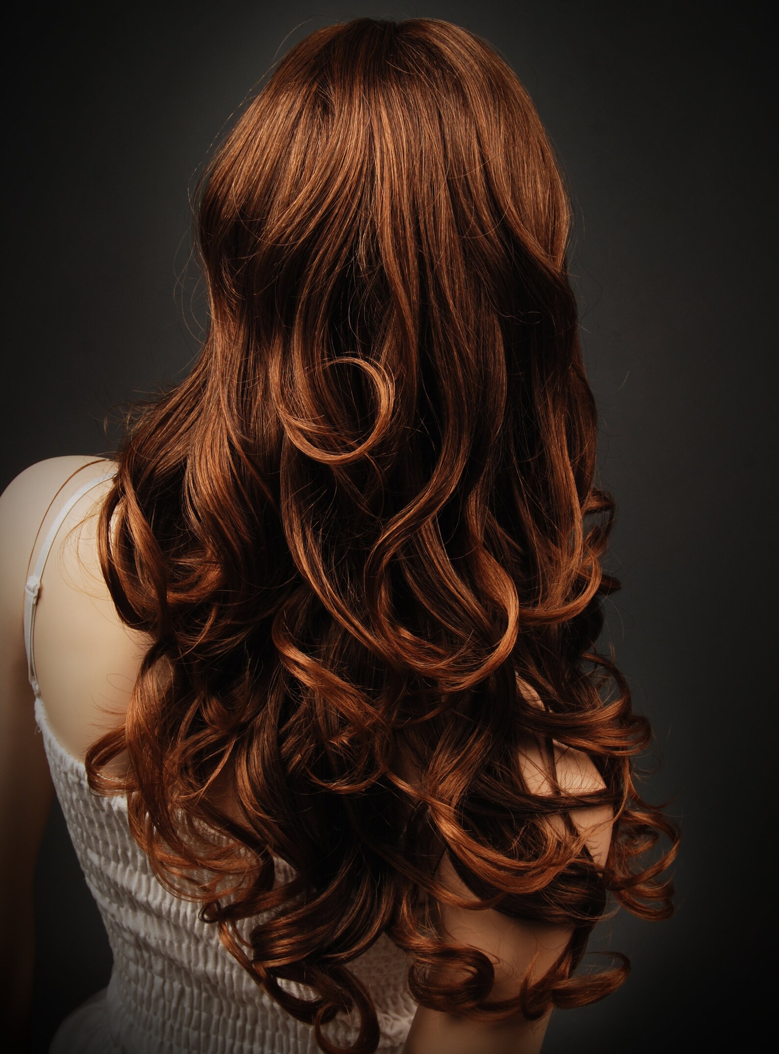 Natural realistic looking long brown color Hair Wig-non lace | Etsy