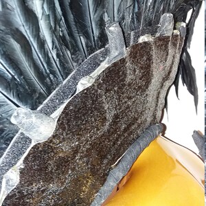 BLACK Feather Wings/backpack-samba Costumes Carnival-mardi Gras-show ...