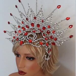 SILVER Liberty Headdress-headpiece-samba Costumes Carnival-mardi Gras ...