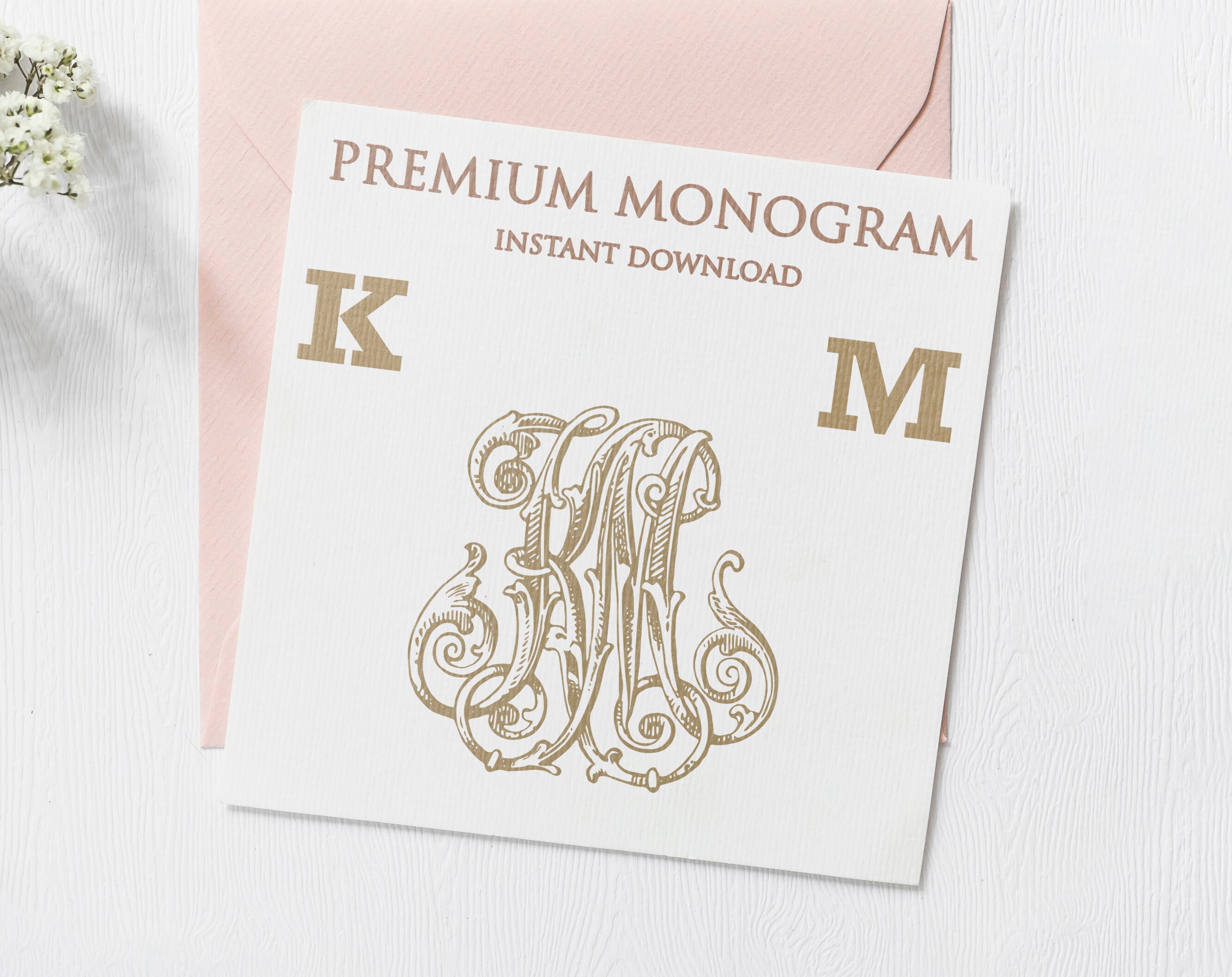 KM MK V.2 Wedding Duogram, Wedding Monogram | Wedding Logo | Invitation ...
