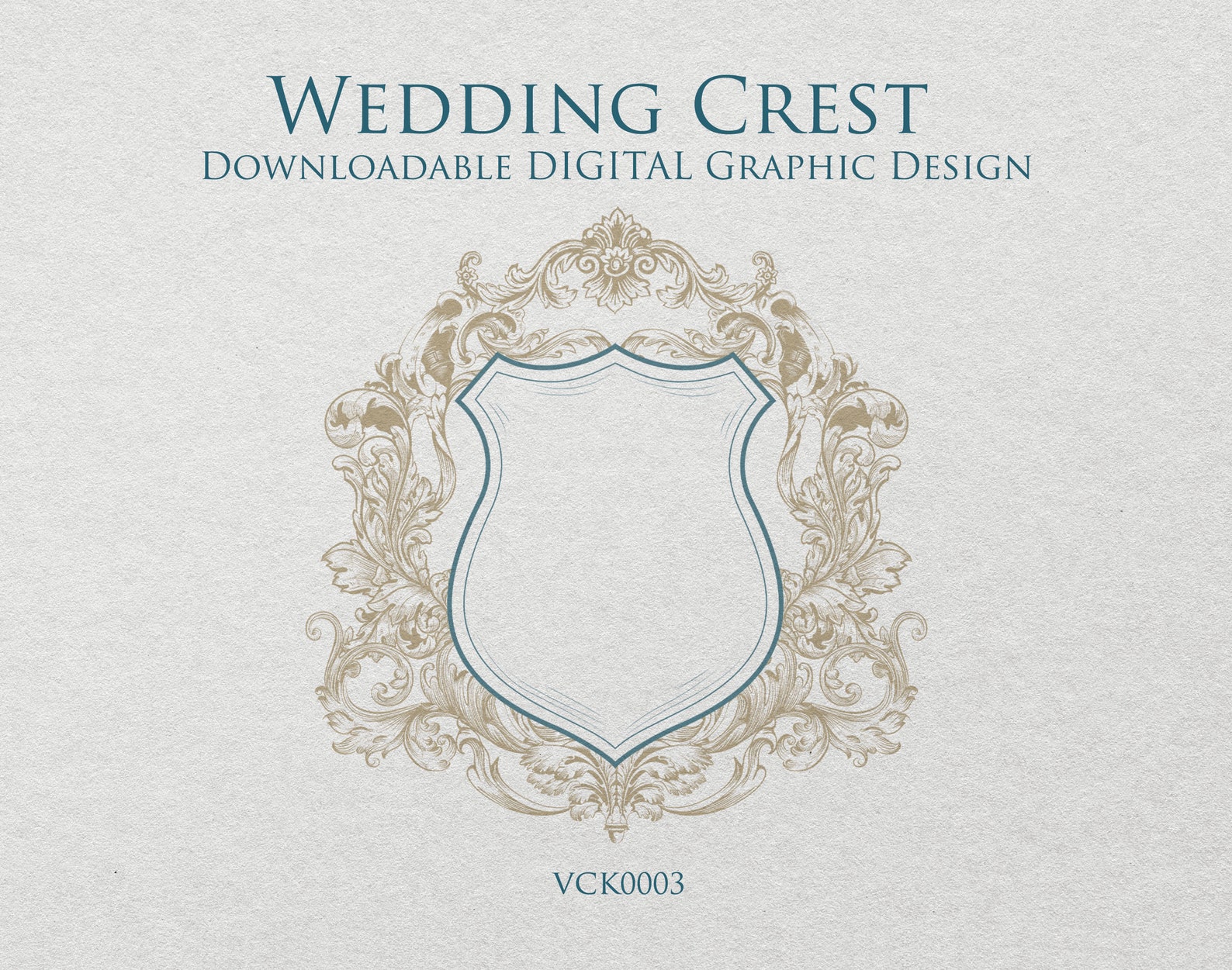 Victorian Style Wedding Crest | A Ready-to-download Scalable Vector ...