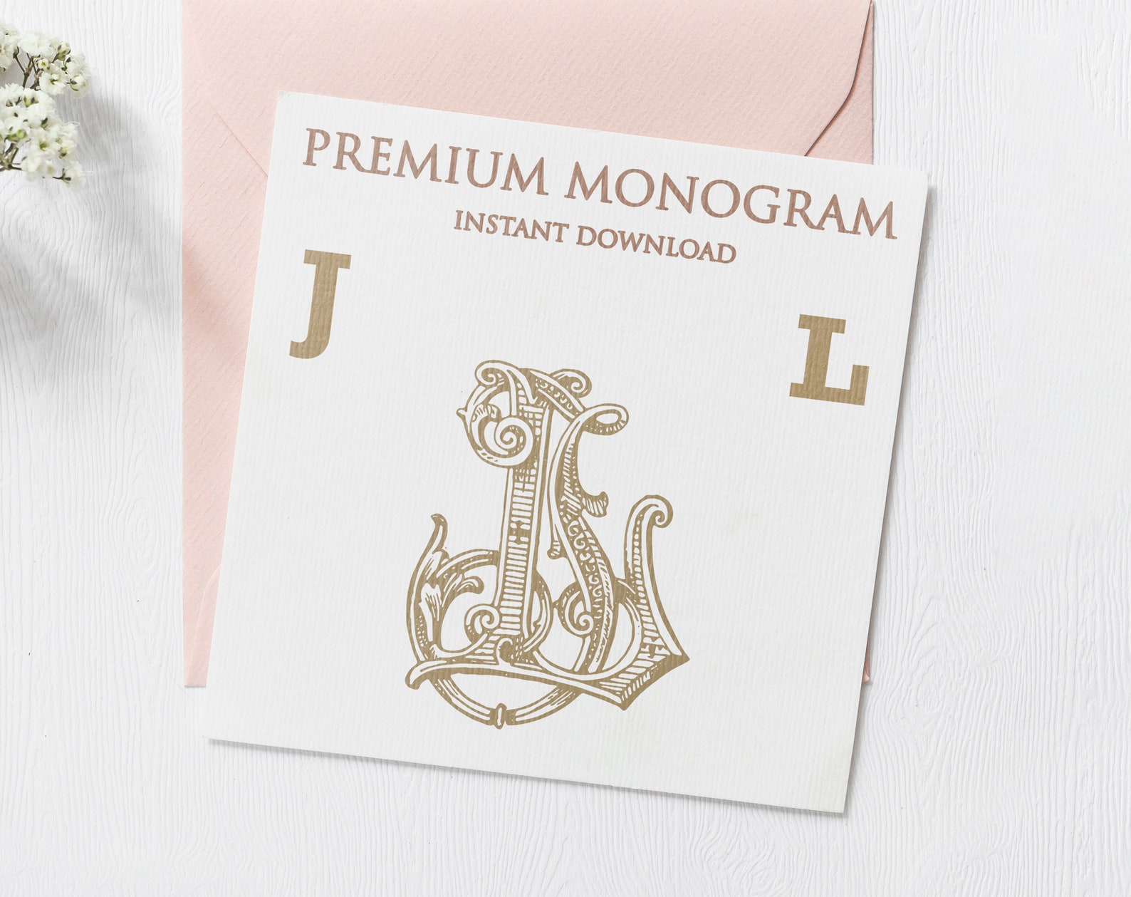 JL LJ Wedding Duogram, Wedding Monogram | Wedding Logo | Invitation ...