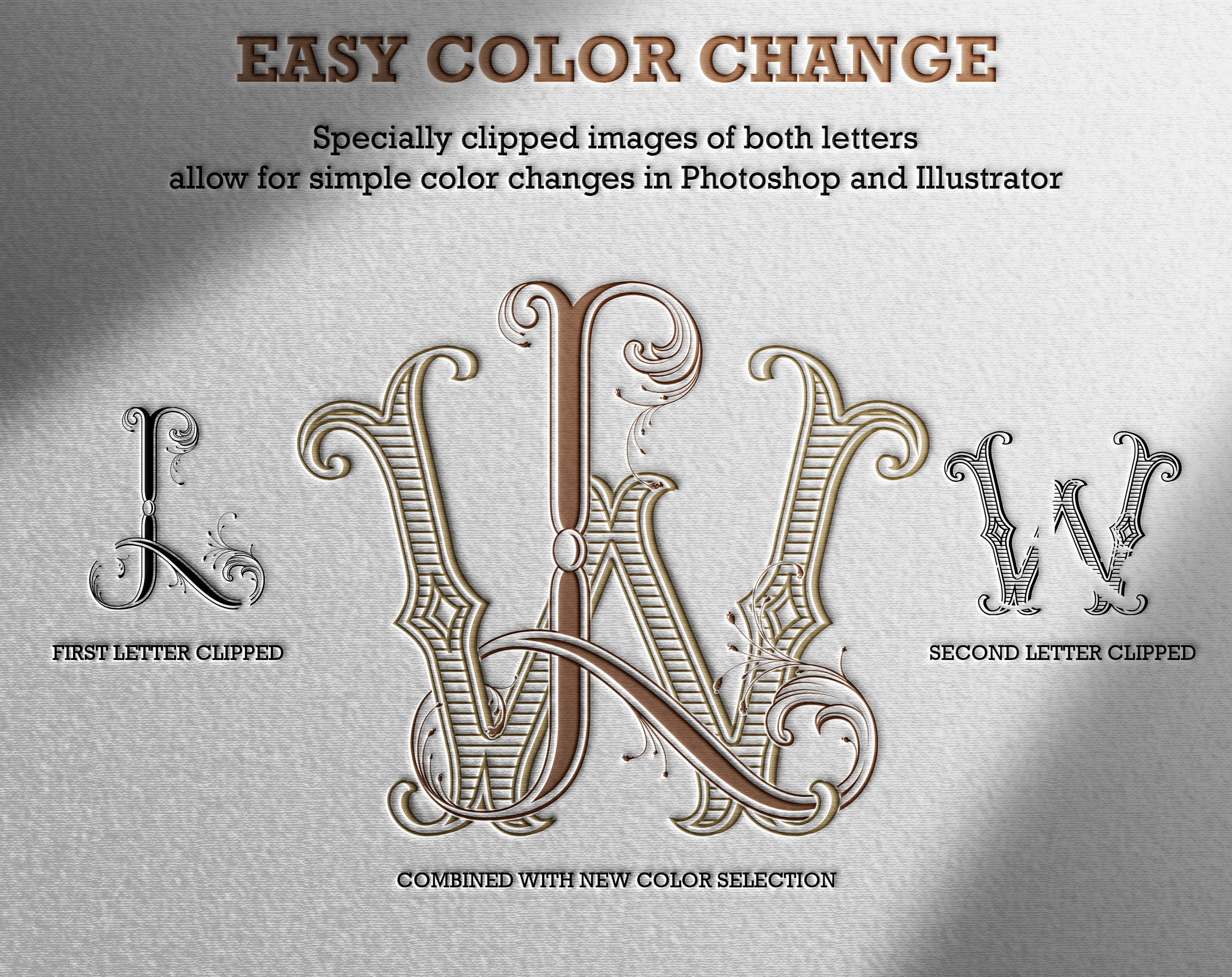 LW WL Monogram 2 Letter Monogram Wedding Monogram Wedding | Etsy