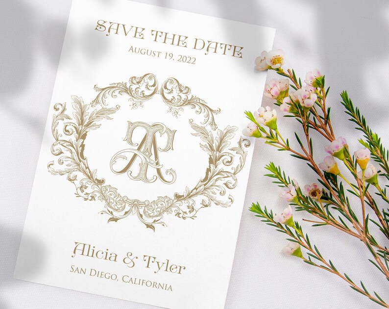 Victorian Crest SVG Vector Line Drawing Made to Order - Etsy