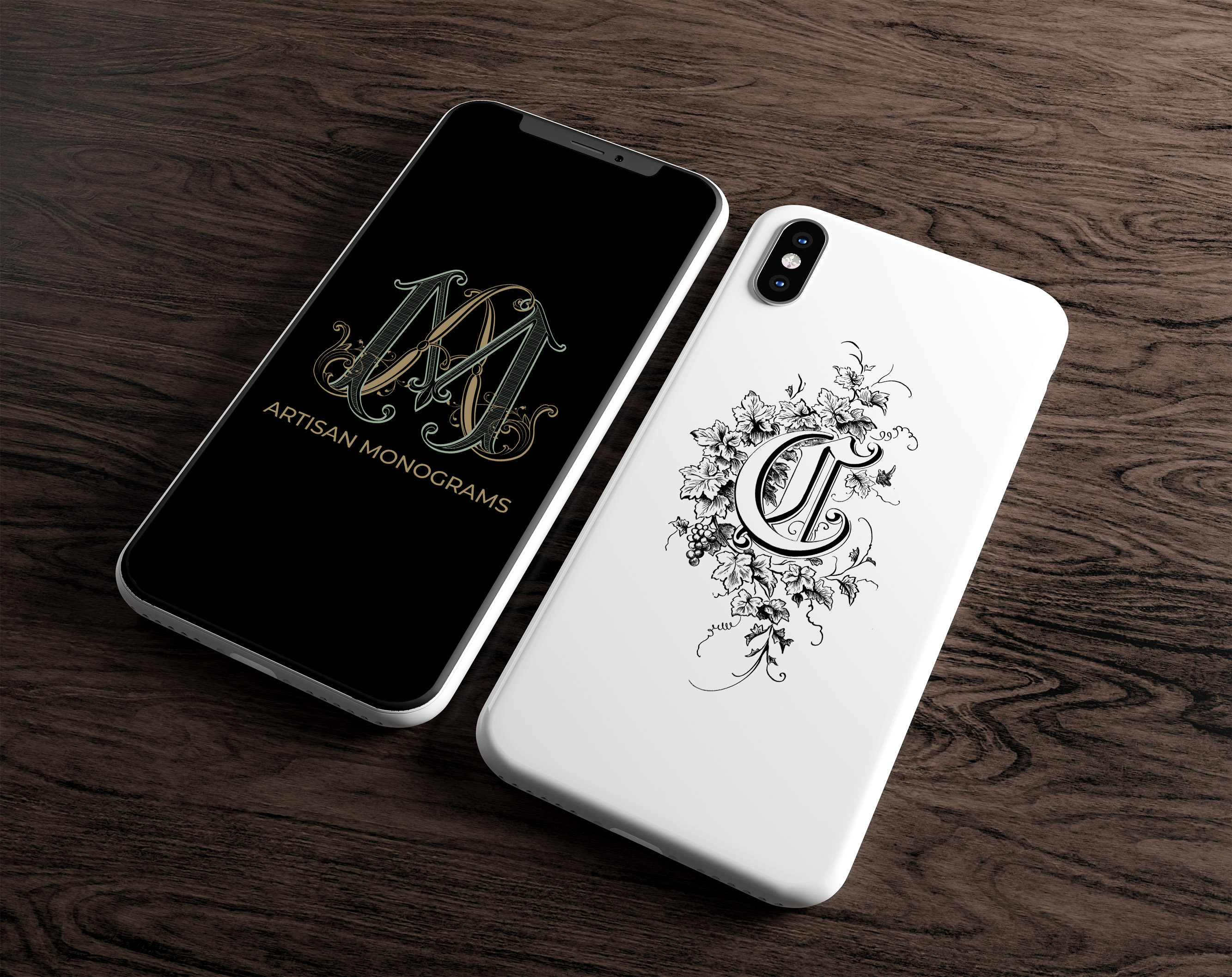 Victorian Era Monogram - Single Letter C, Vintage One Letter Monogram ...