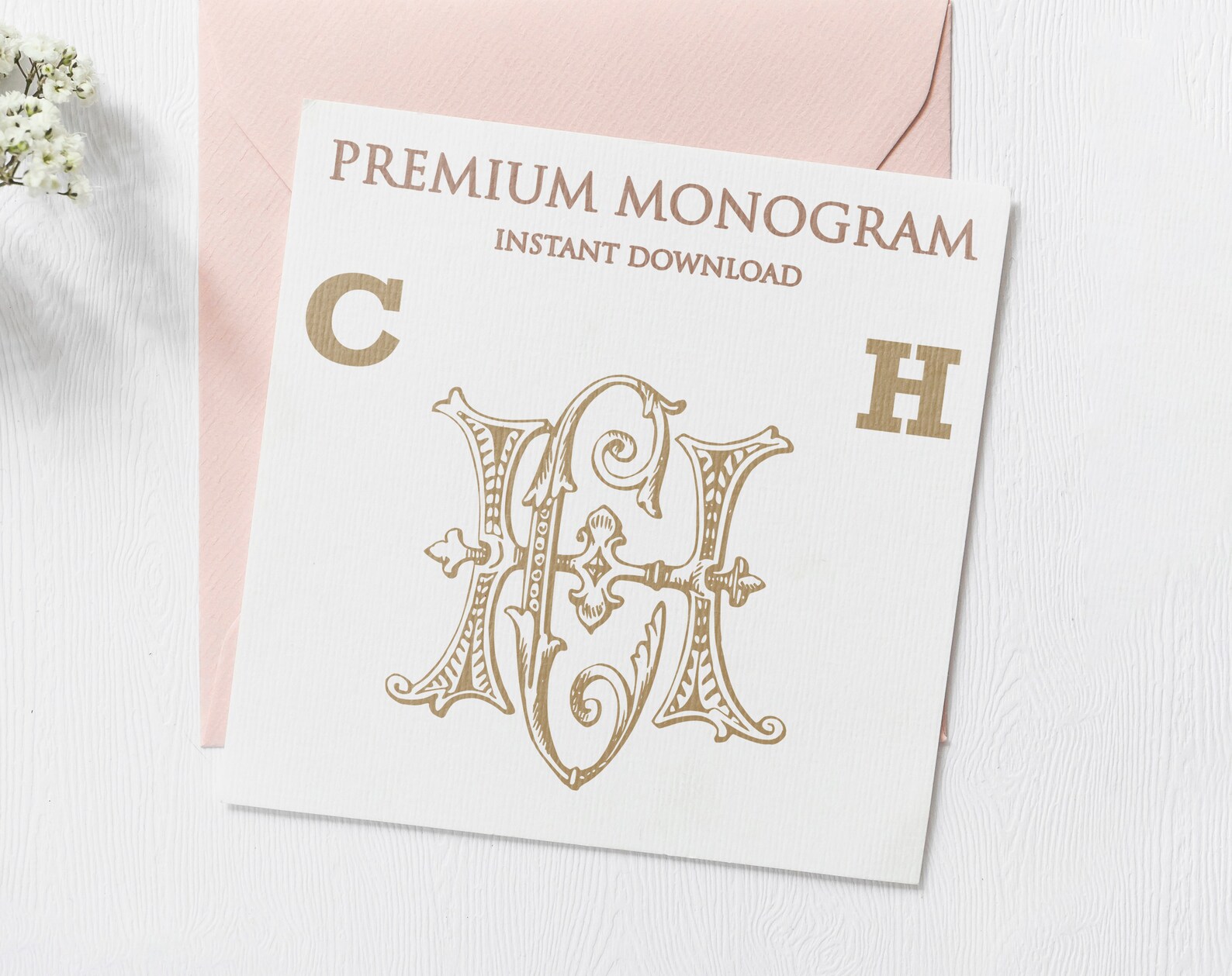 CH HC Wedding Duogram, Wedding Monogram | Wedding Logo | Invitation ...