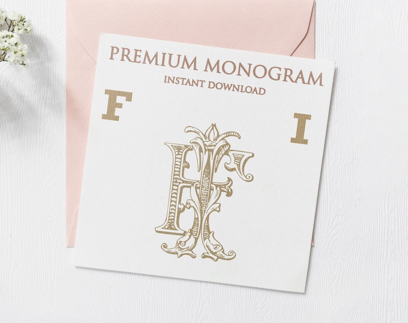 FI, IF V.2 Wedding Duogram, Wedding Monogram | Wedding Logo ...