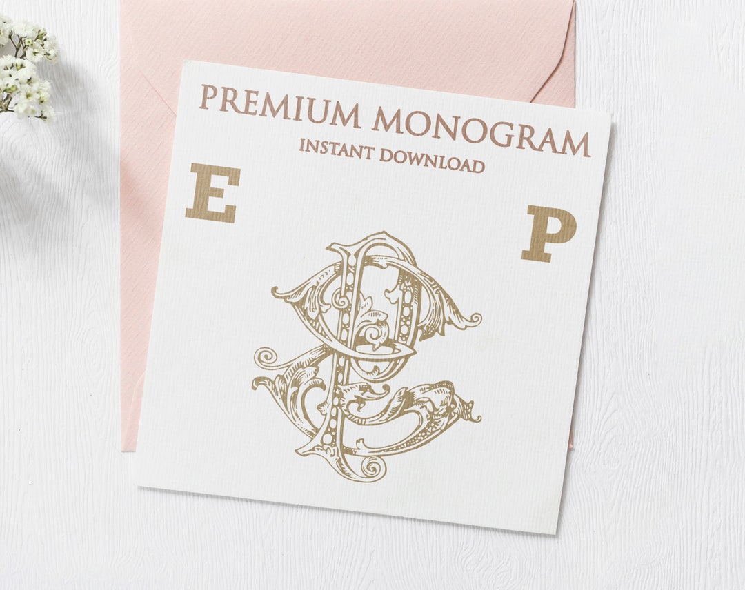 EP, PE V.2 Wedding Duogram, Wedding Monogram | Wedding Logo ...