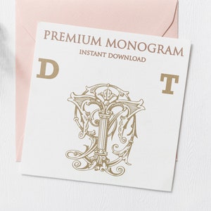 DT TD (V2) Wedding Duogram, Wedding Monogram | Wedding Logo ...