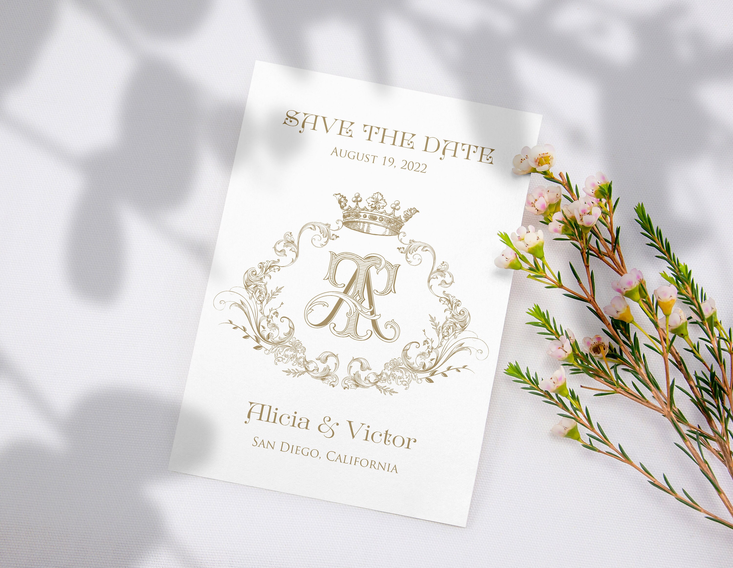 Victorian Crest SVG Vector Line Drawing Made to Order - Etsy