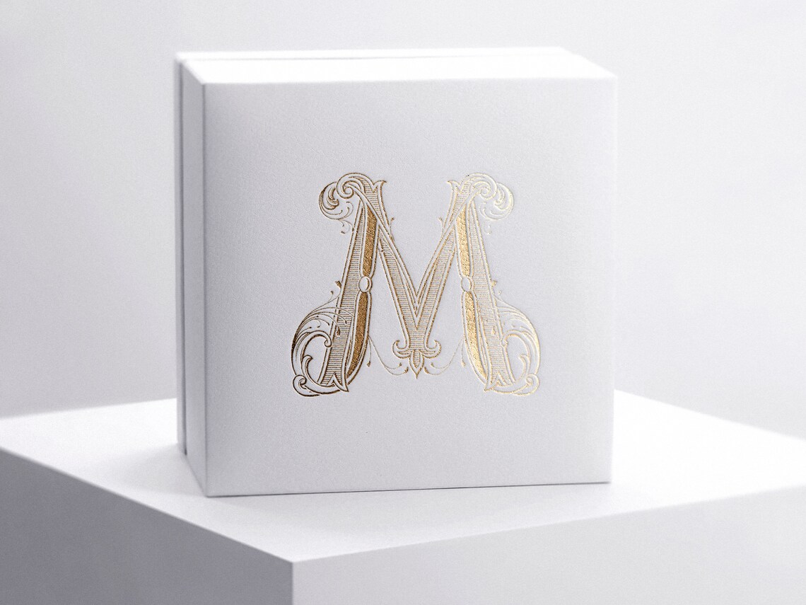2 Letter Monogram With Letters MM Digital Download Wedding - Etsy