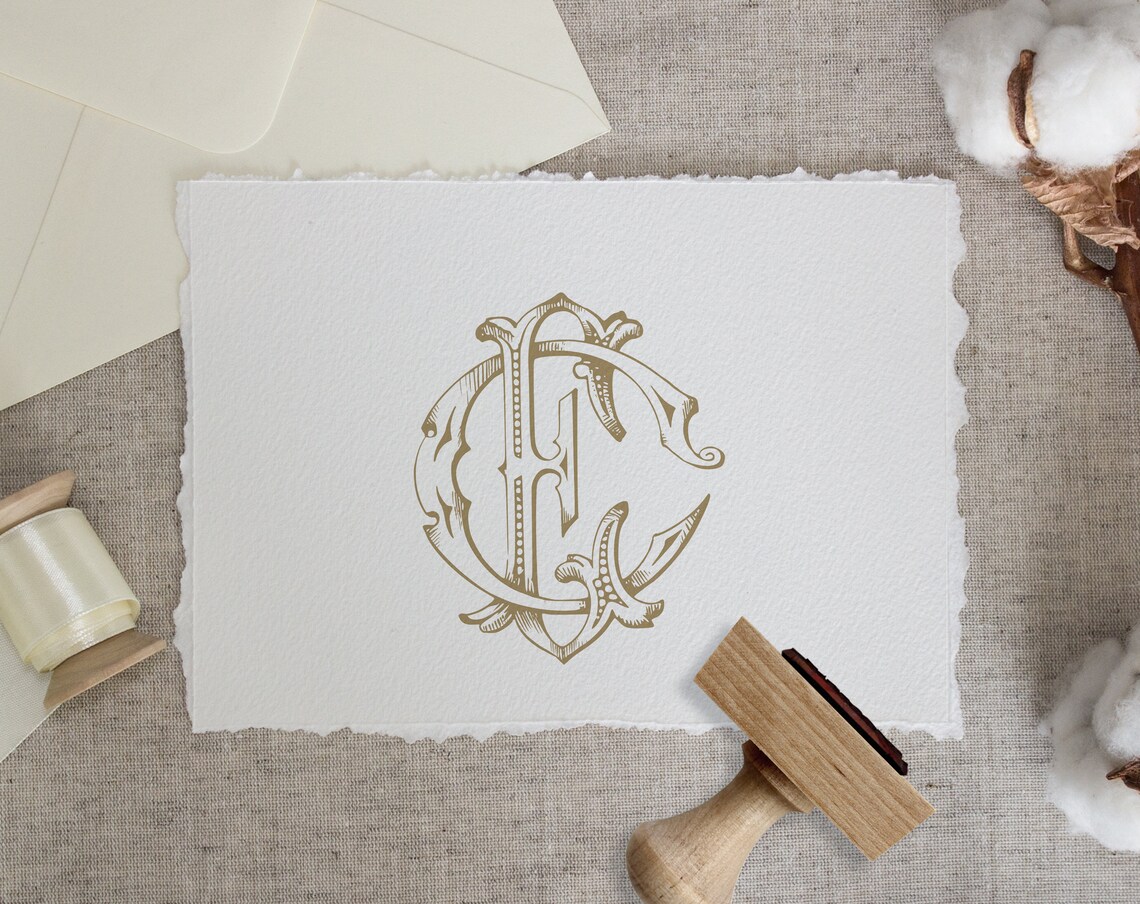 CE EC Wedding Duogram Wedding Monogram Wedding Logo | Etsy