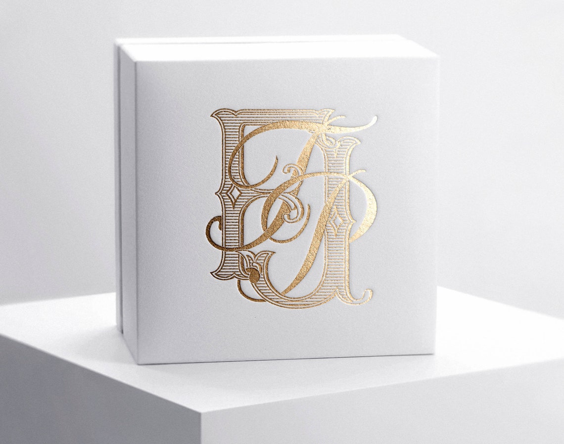 4-letter Monogram | Made-to-order and Created by Intertwining Scripted ...