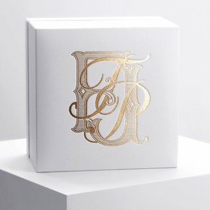 4-letter Monogram | Made-to-order and Created by Intertwining Scripted ...