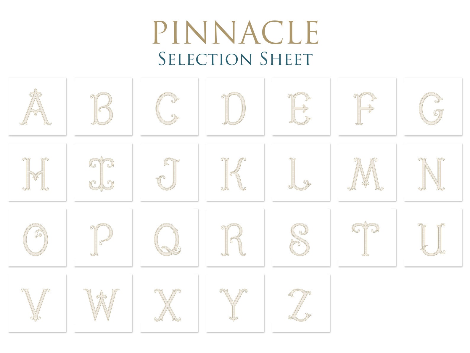 Made-to-order Wedding Monogram | 3-letters - Choose Your Style ...