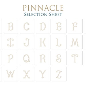 3-letter Wedding Monogram | Assembled-to-order by Intertwining ...