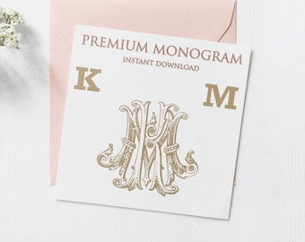 CI IC Wedding Duogram, Wedding Monogram Wedding Logo Invitation Logo ...
