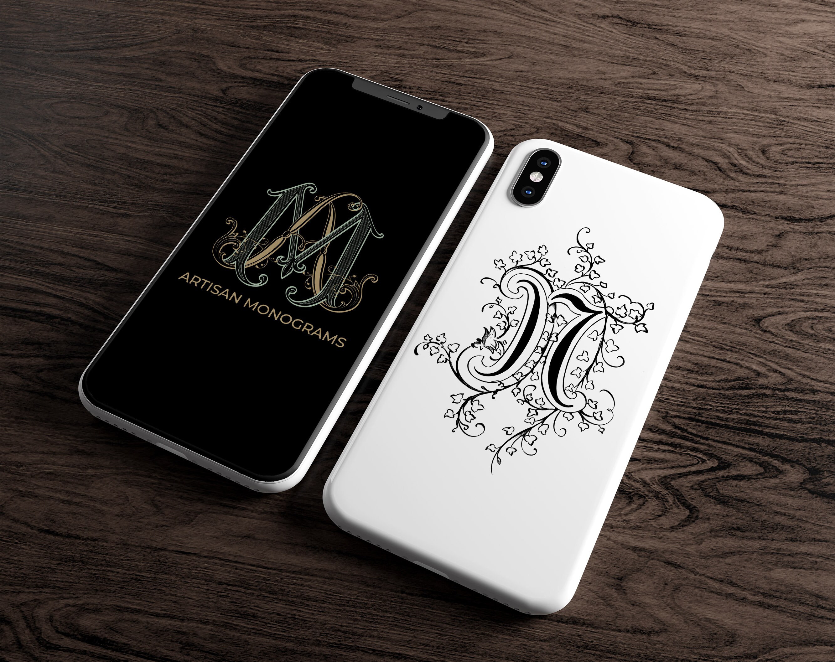 Victorian Era Monogram Single Letter N Vintage One Letter - Etsy