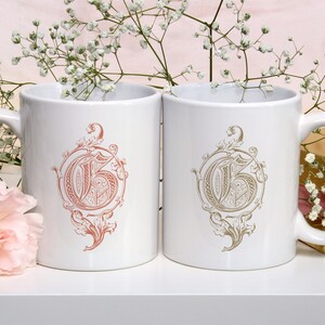 Victorian Era Monogram - Single Letter G, Vintage One Letter Monogram ...