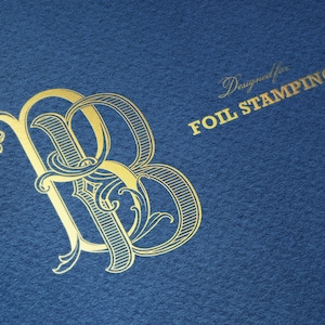 Wedding Monogram SVG | Letters B & B Are Combined as a Color Editable ...