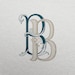 Wedding Monogram SVG Letters B & B Are Combined as a Color Editable ...