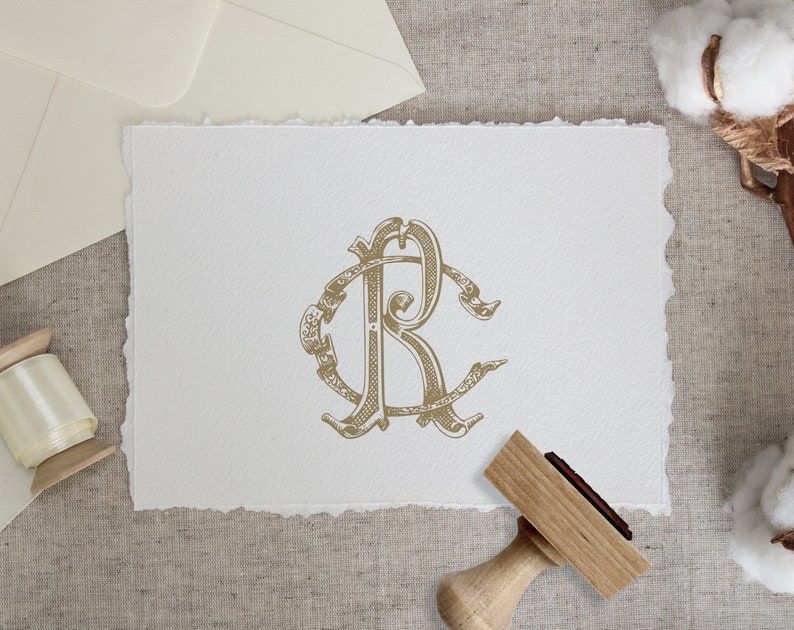 CR RC Wedding Duogram Wedding Monogram Wedding Logo - Etsy