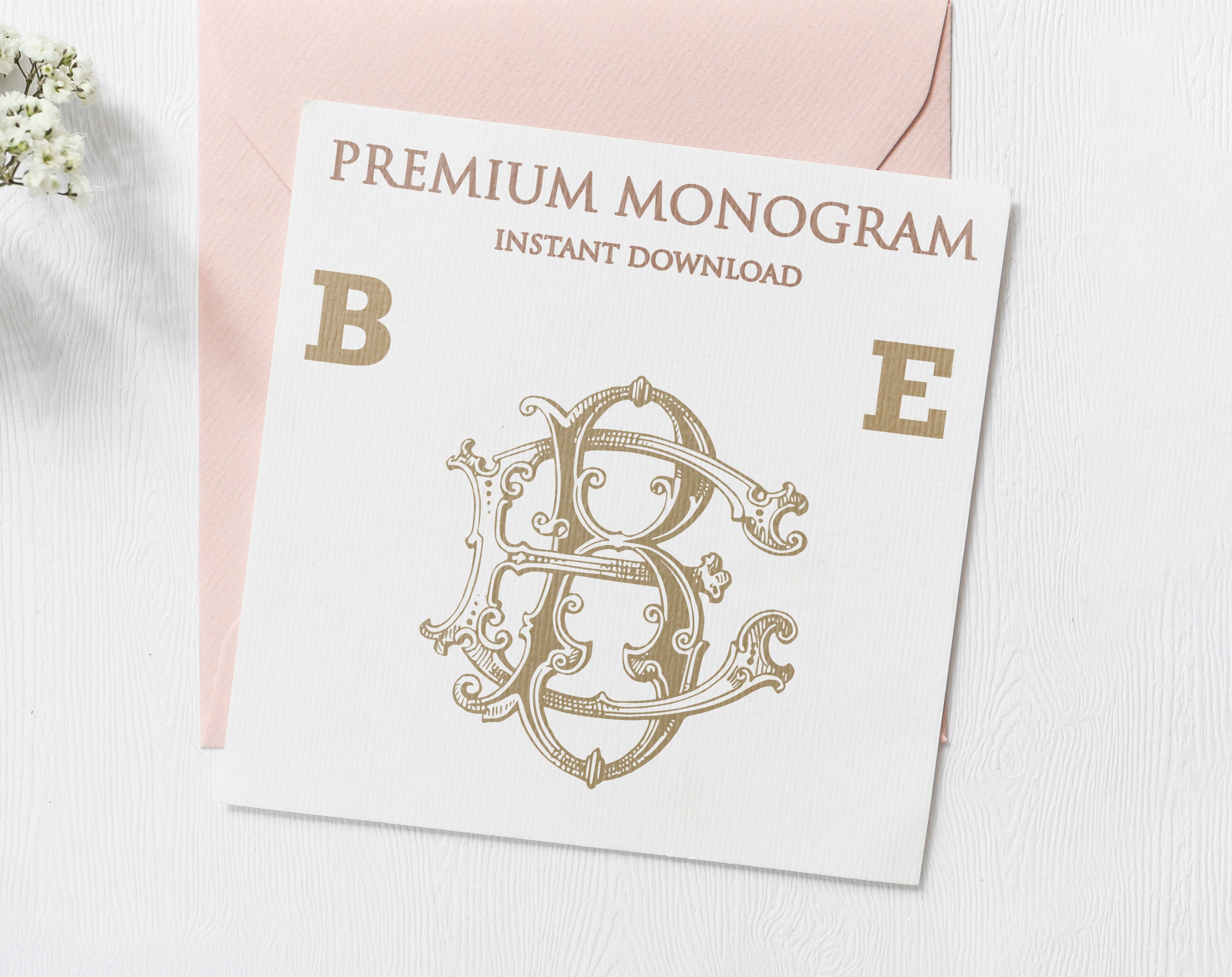 BE EB Wedding Duogram, Wedding Monogram | Wedding Logo | Invitation ...