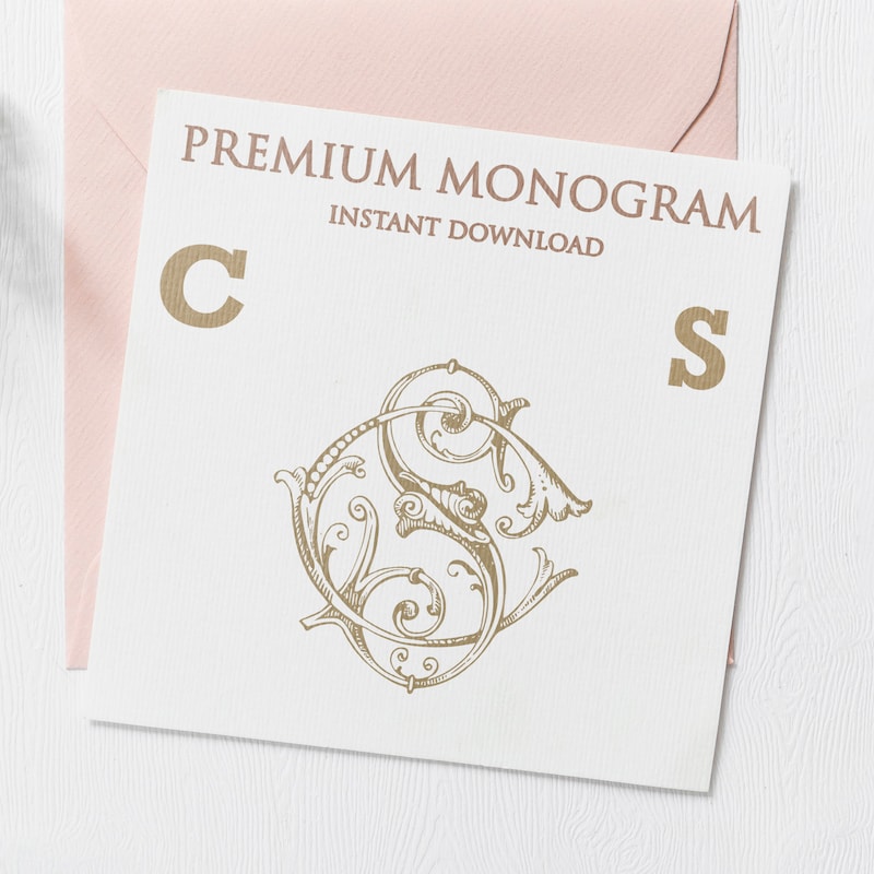 Cs Monogram - Etsy