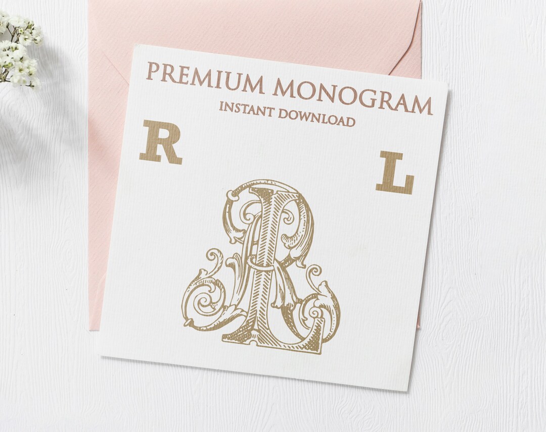 RL LR Wedding Duogram, Wedding Monogram | Wedding Logo | Invitation ...