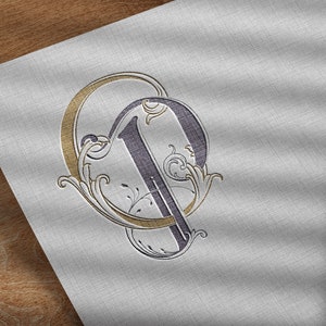Wedding Monogram or Personal Logo With Initials PC | Color Editable ...