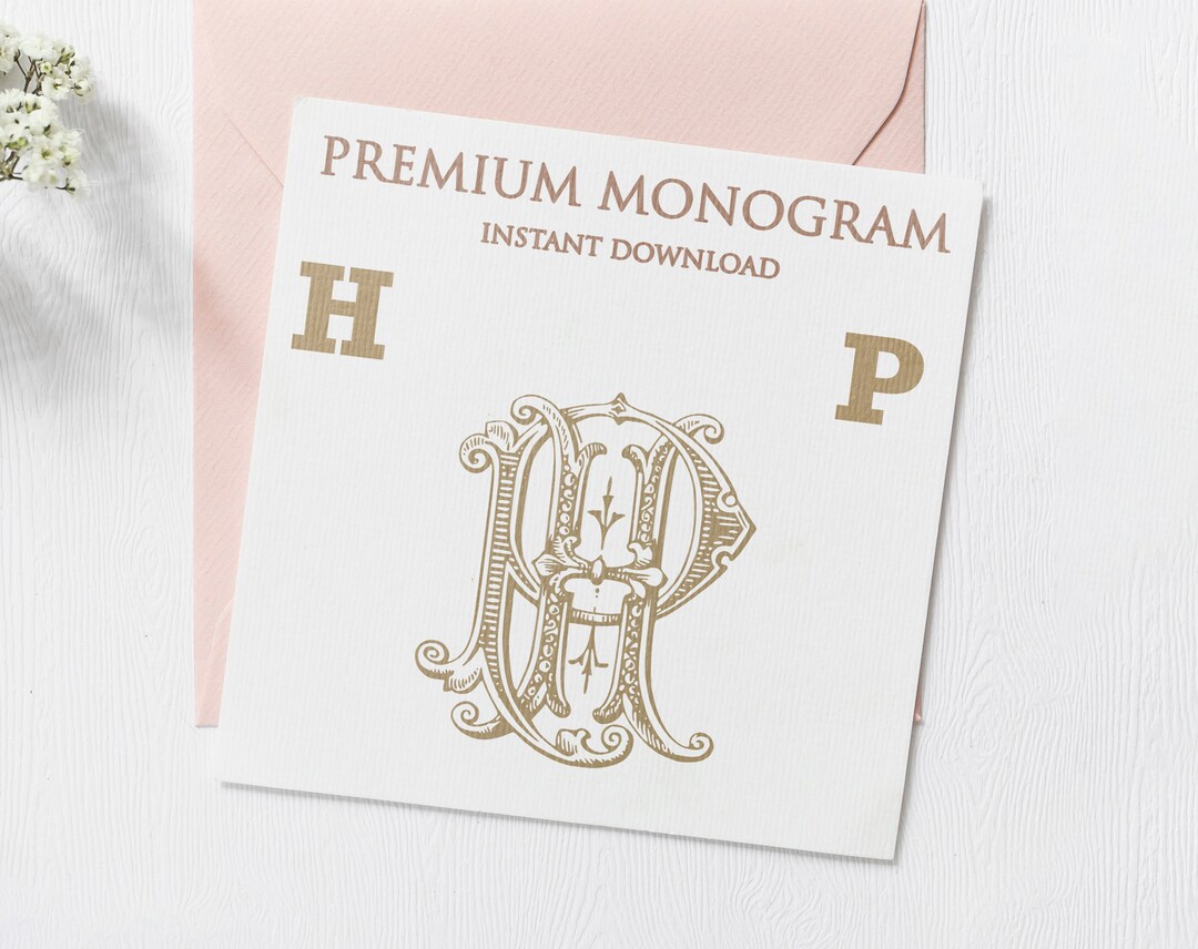 HP PH V.2 Wedding Duogram, Wedding Monogram Wedding Logo Invitation ...